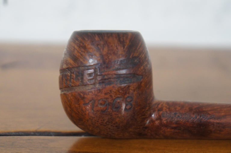 1968, Grenoble Winter Olympics Commemorative Bruyere Briar Pipe Mid ...