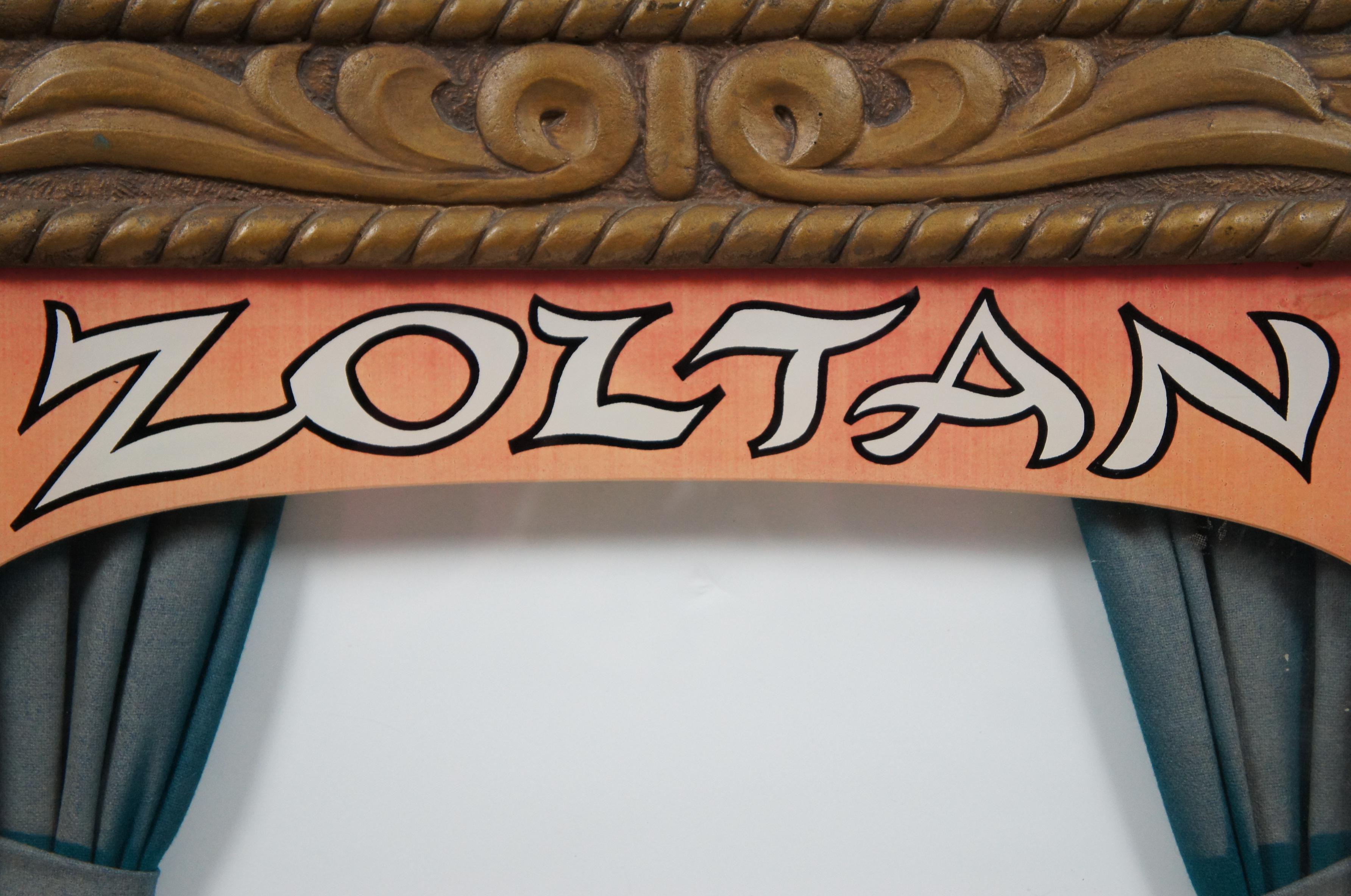 1969 Original Zoltan the Astrological Wonder by Prophetron Window Door ...