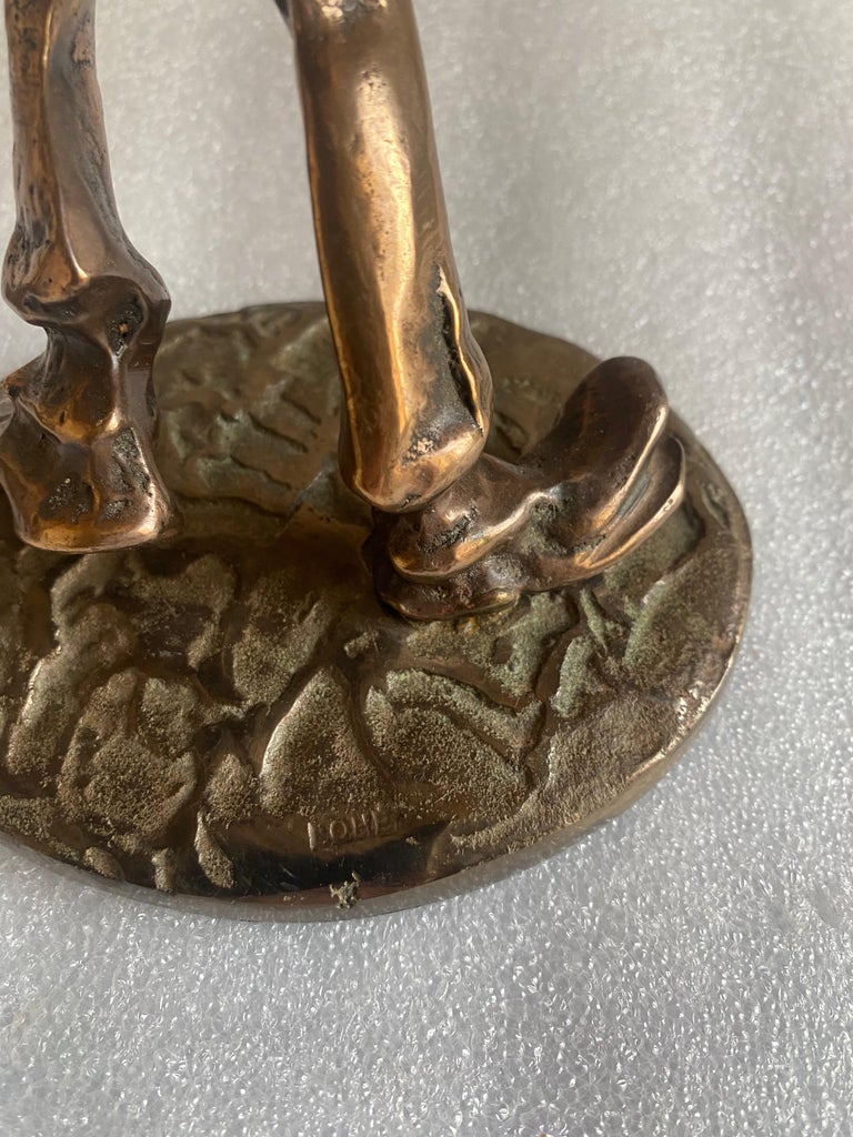 1970/80 Saxophonist and Trumpeter and Violin in Bronze, Sculptures ...