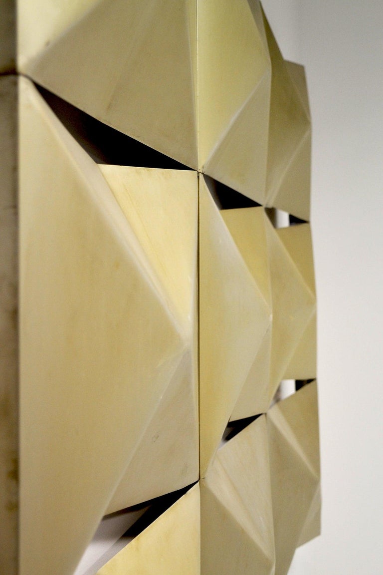 1970, Architectural Set Wall Panels Golden Aluminum Facade Elements at ...