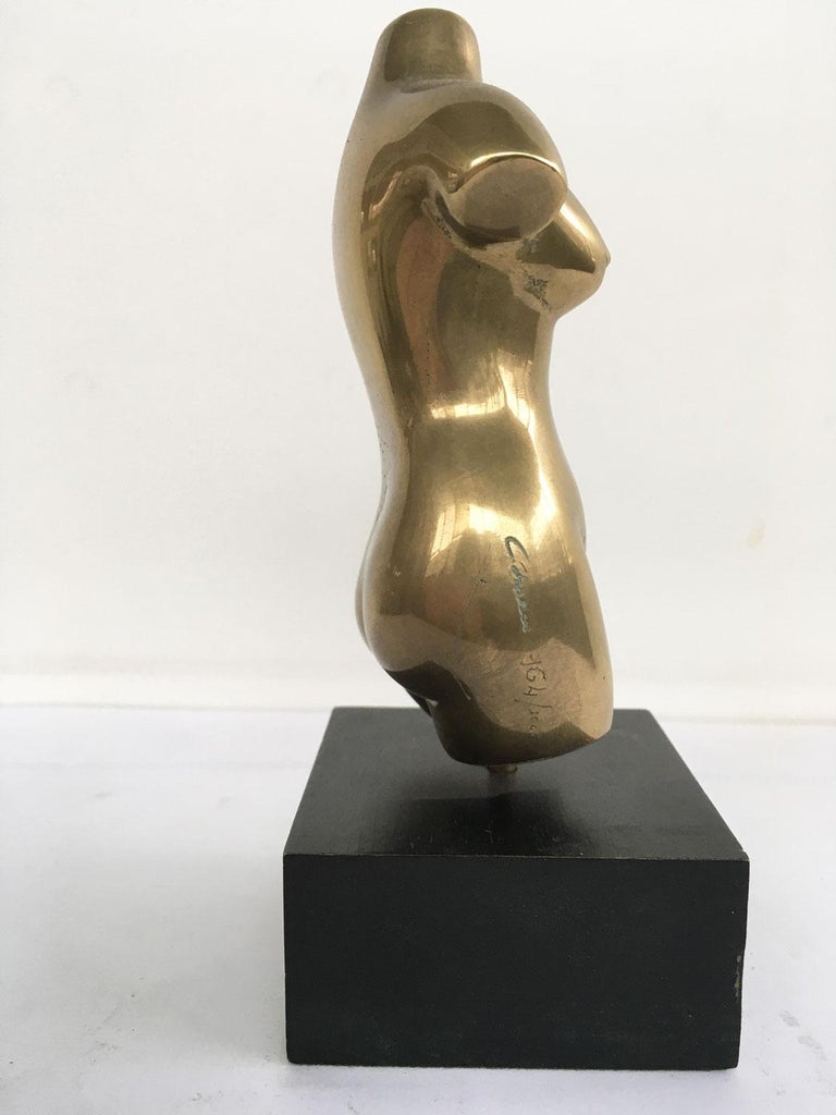 1970 Italy Bronze Abstract Sculpture by Cristiana Isoleri Reperto ...
