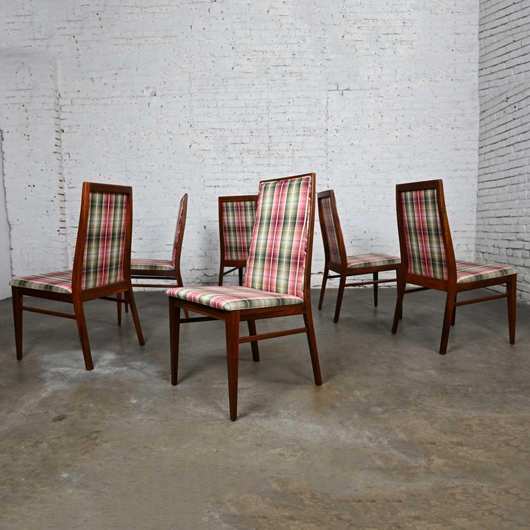 1970 MCM Dillingham Espirit Line Walnut Dining Chairs by Merton Gershun ...