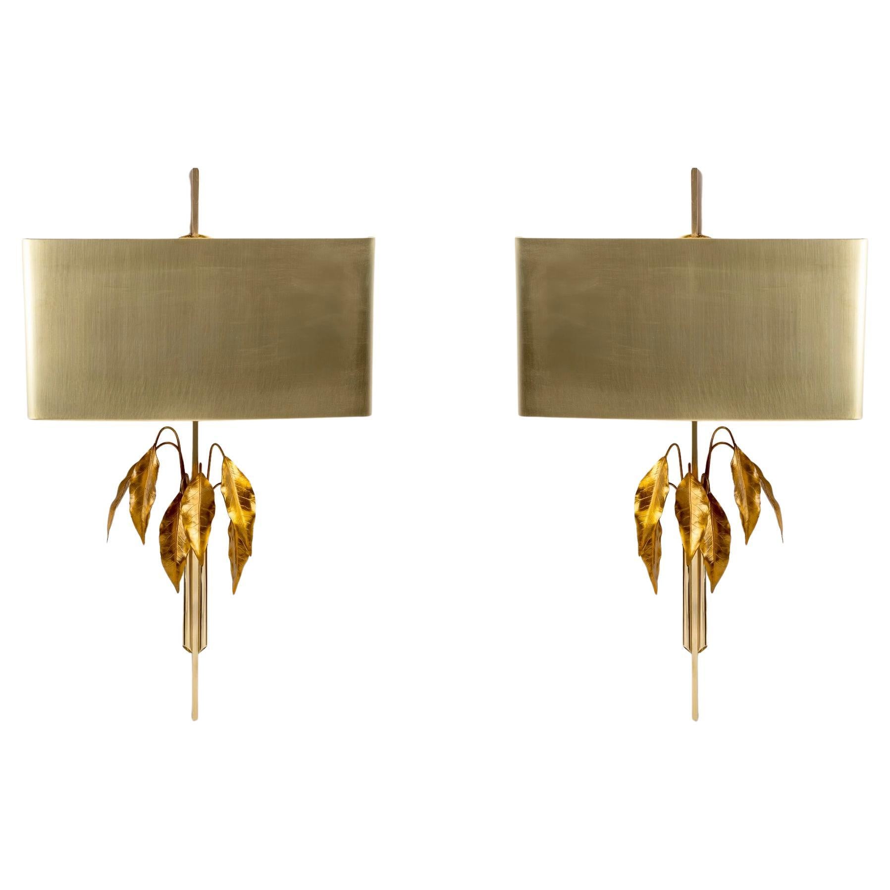 Large Bronze Chrystiane Charles Wall Light For Sale at 1stDibs