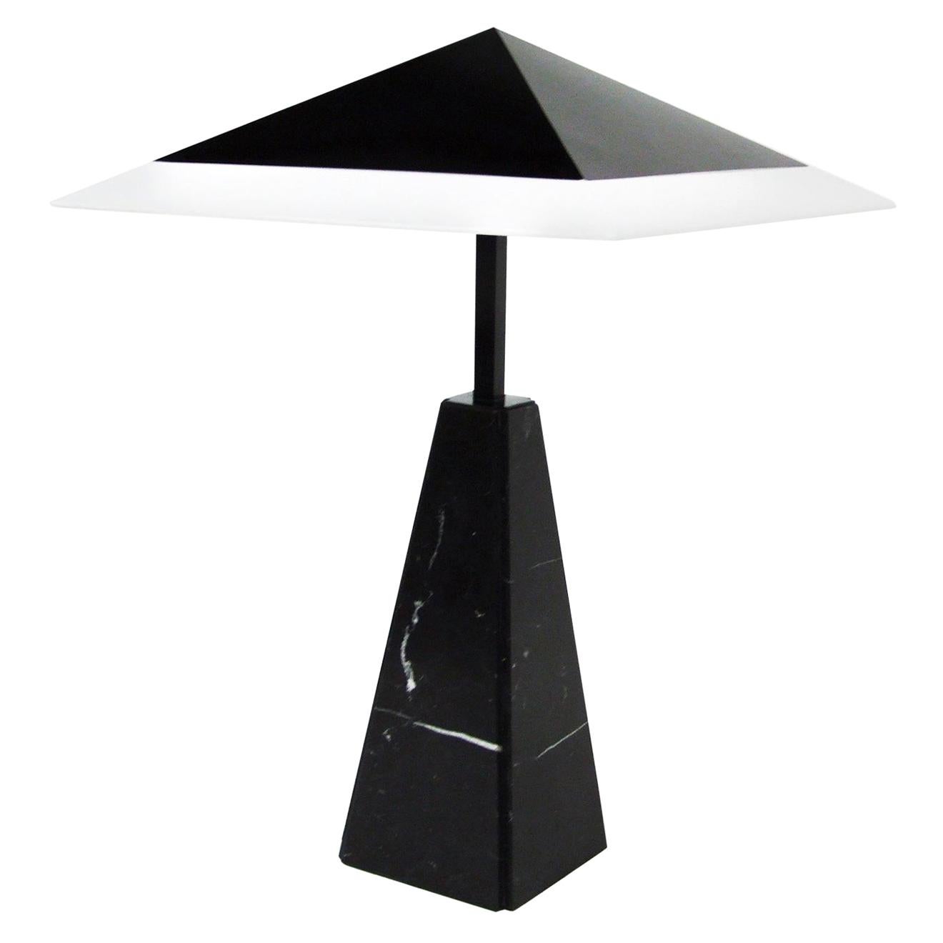 Cini Boeri, "Lucetta" Table Lamp, White Plastic Stilnovo, Italy, 1973 ...