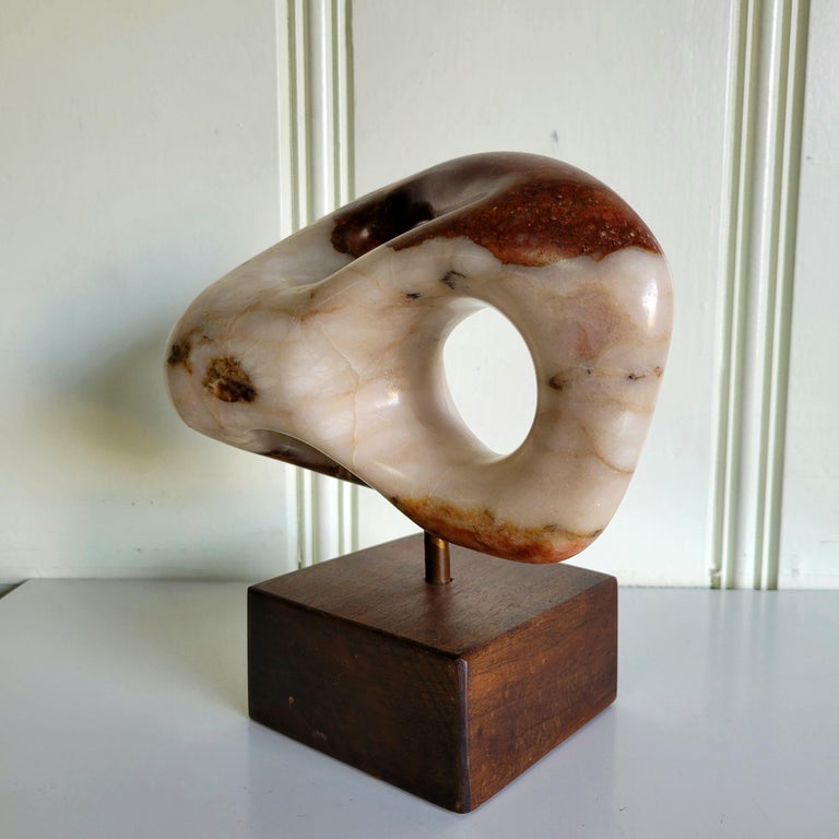 1970s Abstract Marble Sculpture For Sale at 1stDibs