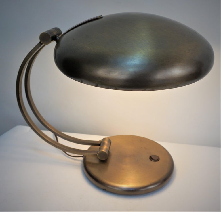 1970's, Adjustable Double Light Bonze Desk Lamp '2 in Stock' For Sale ...