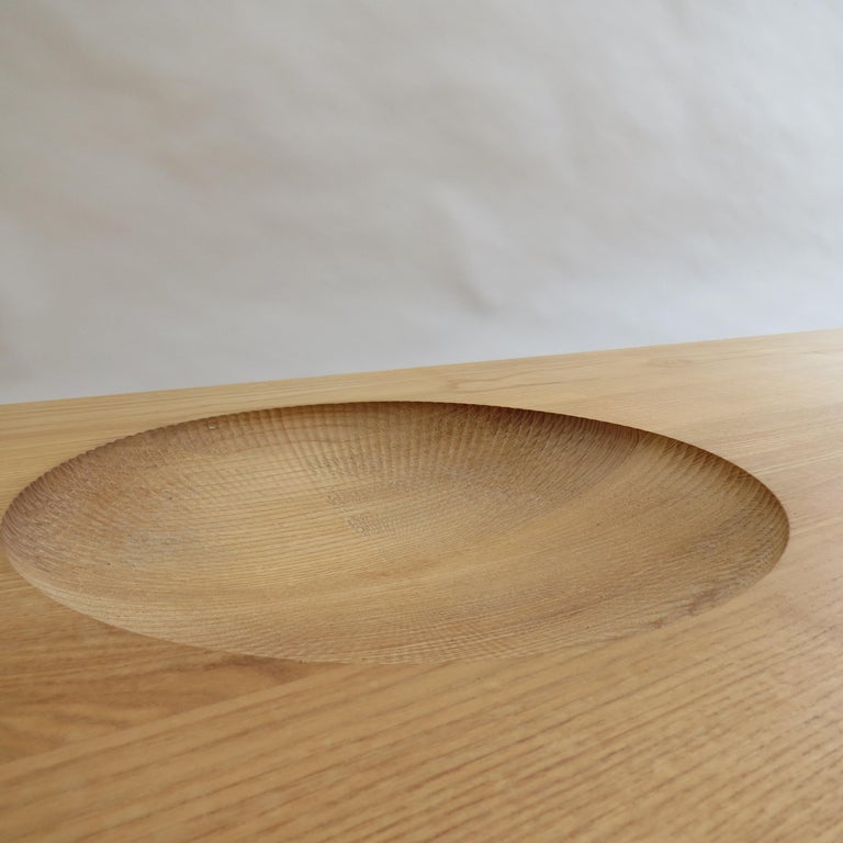 1970s Alan Peters Low Japanese Style Bowl Table in Solid English Ash at ...