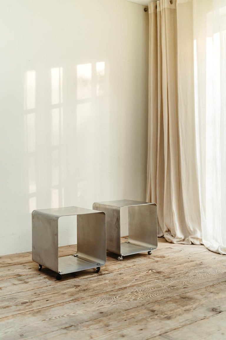 1970's Aluminium Tables at 1stDibs