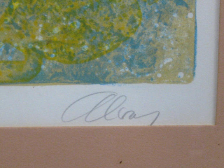 1970's Alvar Sunol Abstract Lithograph Print Signed and Numbered ...