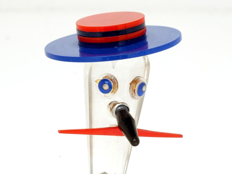 1970s Armando Testa Italy one of the Seven Prototype Figure For Sale at ...