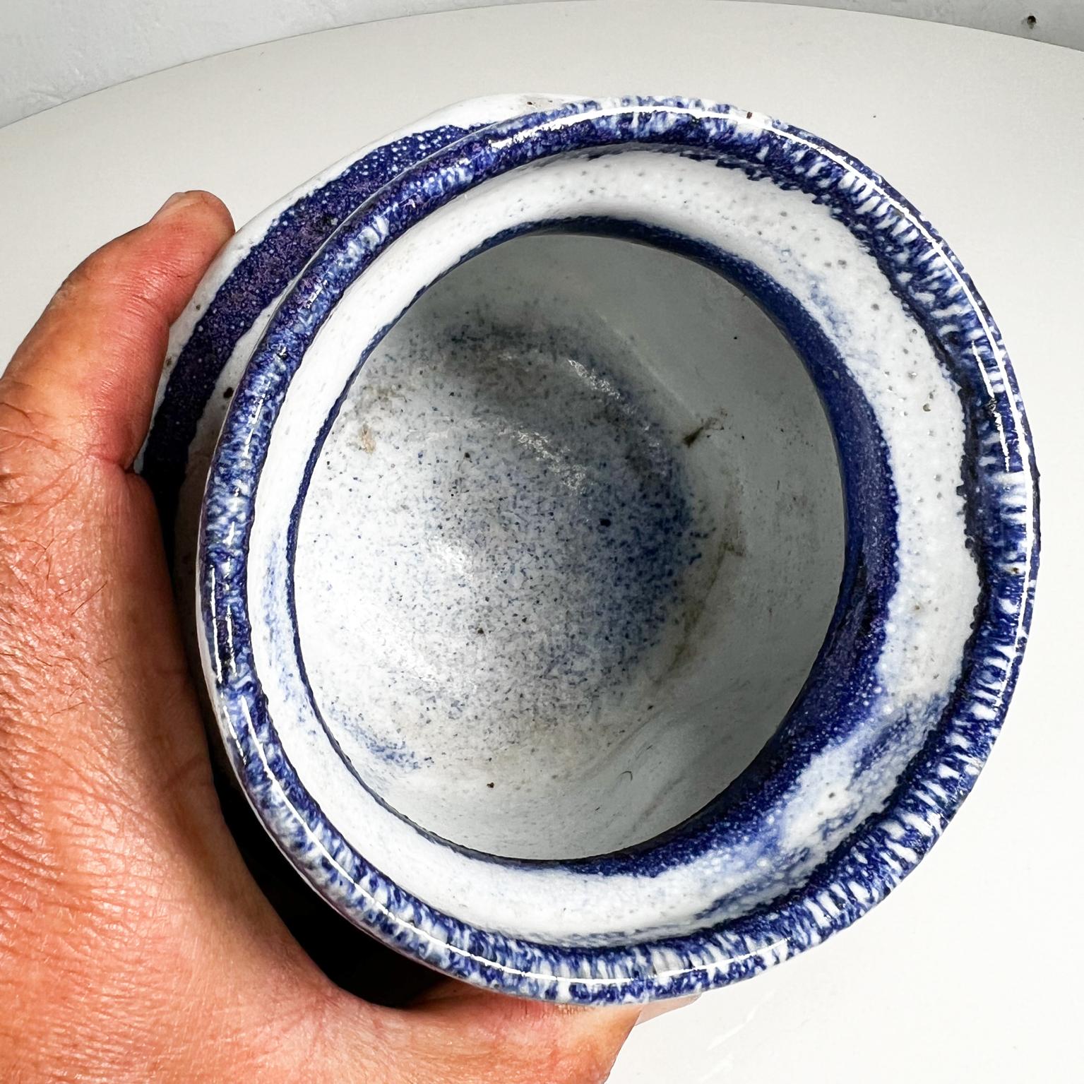 1970s Art Pottery Abstract Vase Small Vessel by Wheeler Pottery at 1stDibs