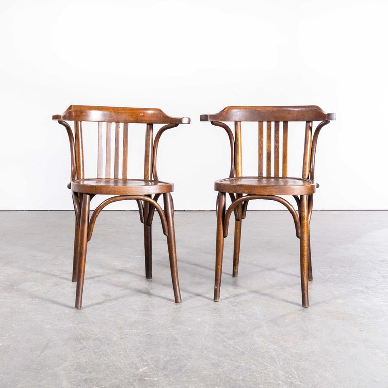 1970s Bentwood Dining Armchair, Pair For Sale at 1stDibs