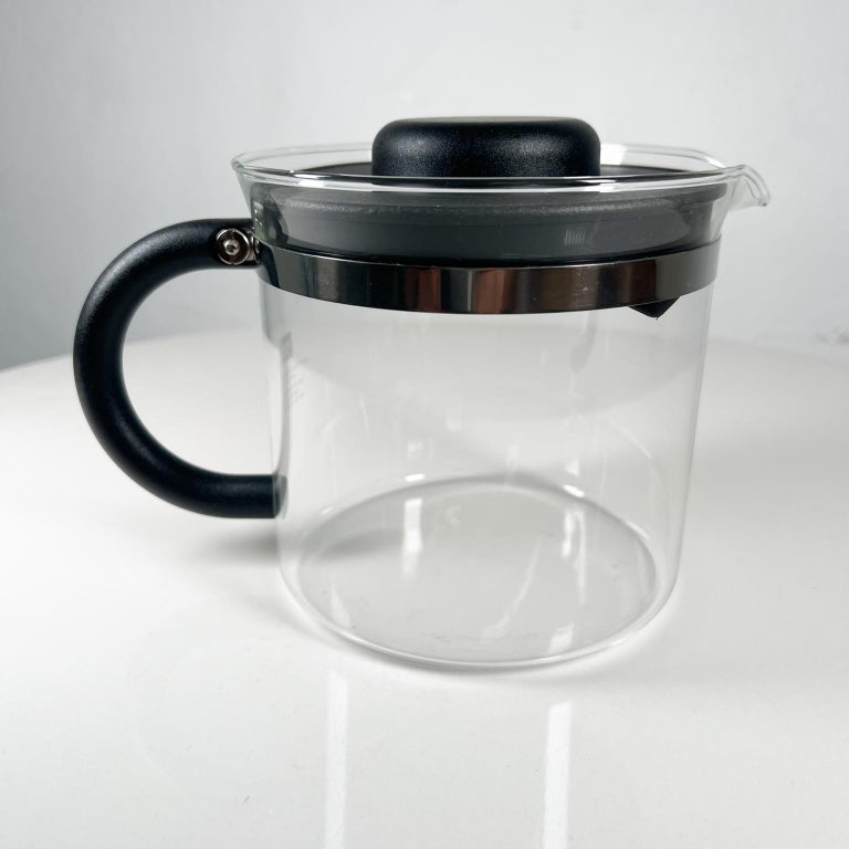 1970s Bodum Set Glass Coffee Tea Pot + Four Glass Mugs Denmark For Sale ...
