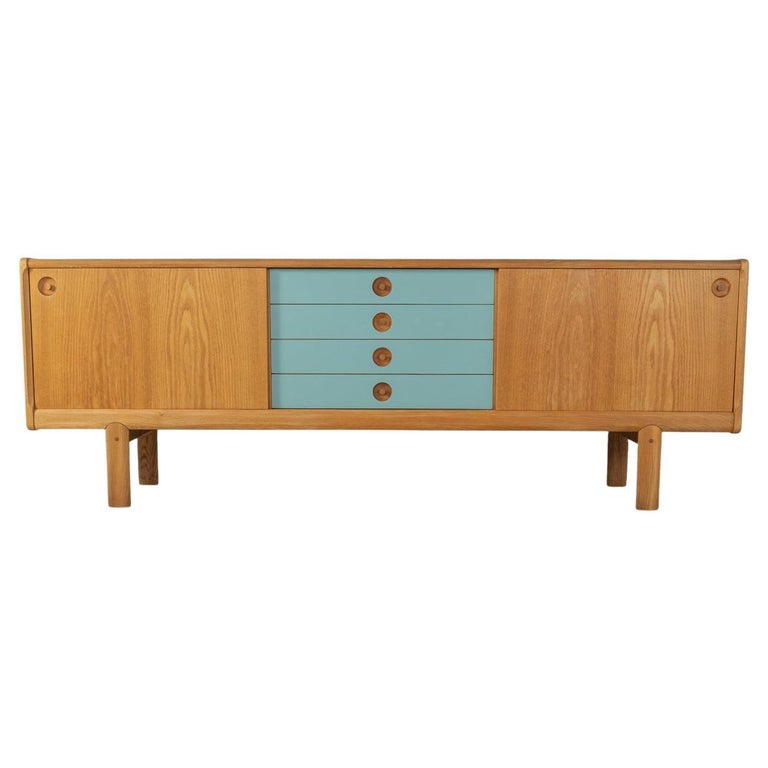 1970s, Bramin scandinavian sideboard oak wood For Sale at 1stDibs