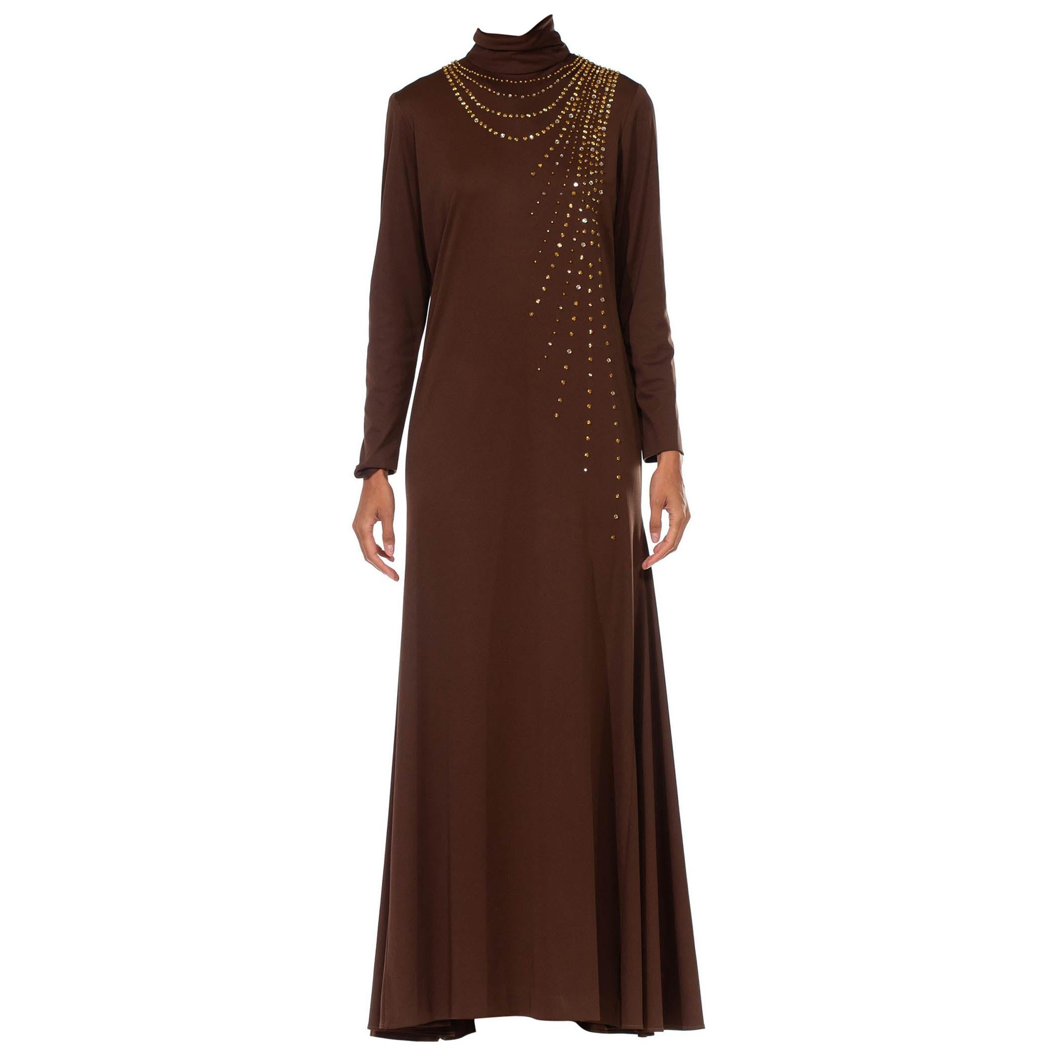 Rare novelty cigarette with smoke print silk dress by Dianne B 1970s at ...