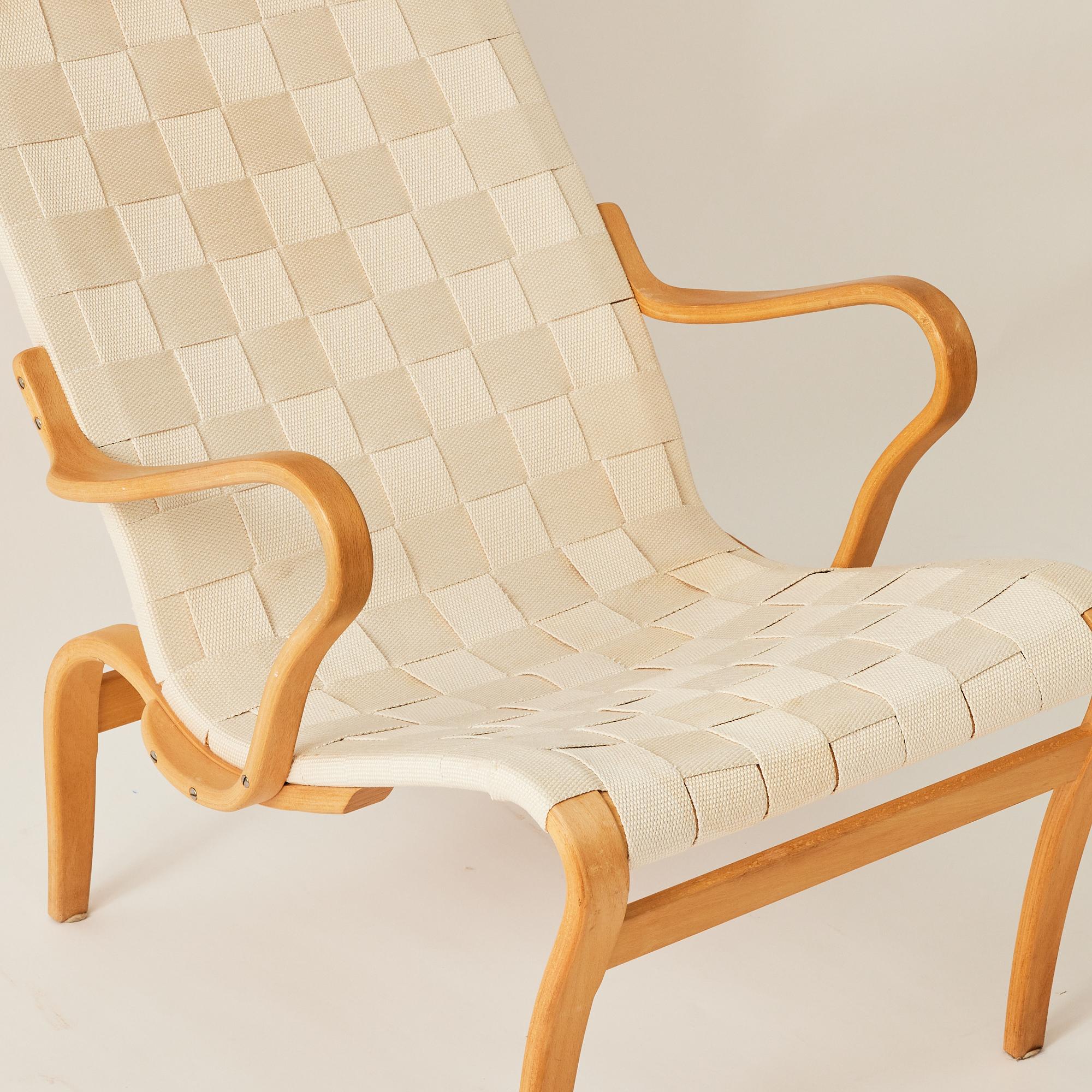 1970's Bruno Mathsson "Miranda" Easy Chair at 1stDibs