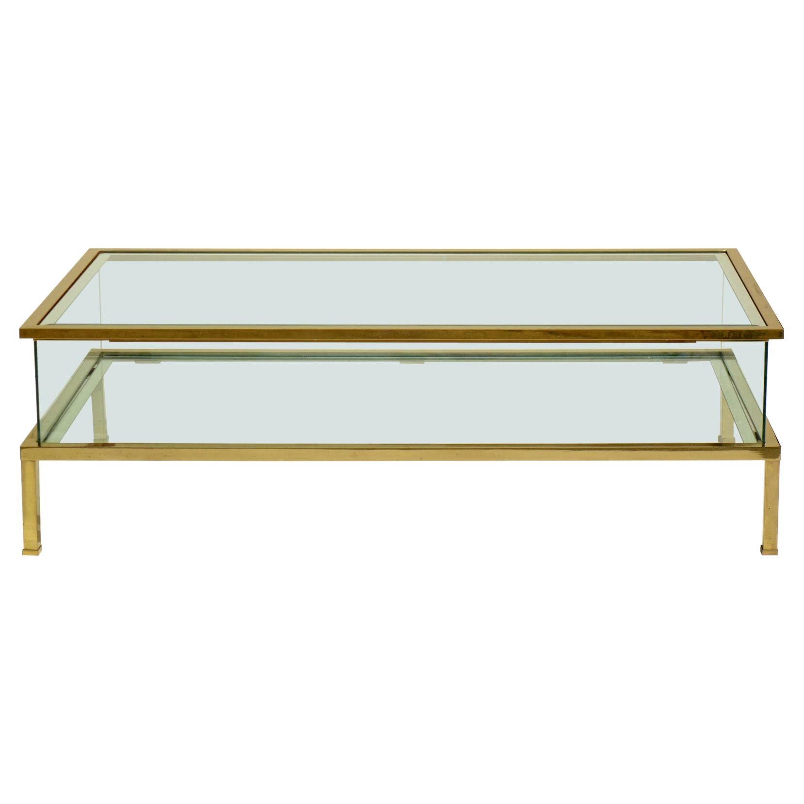 Hollywood Regency Coffee by Maison Charles Paris Table, Circa 1970s For ...