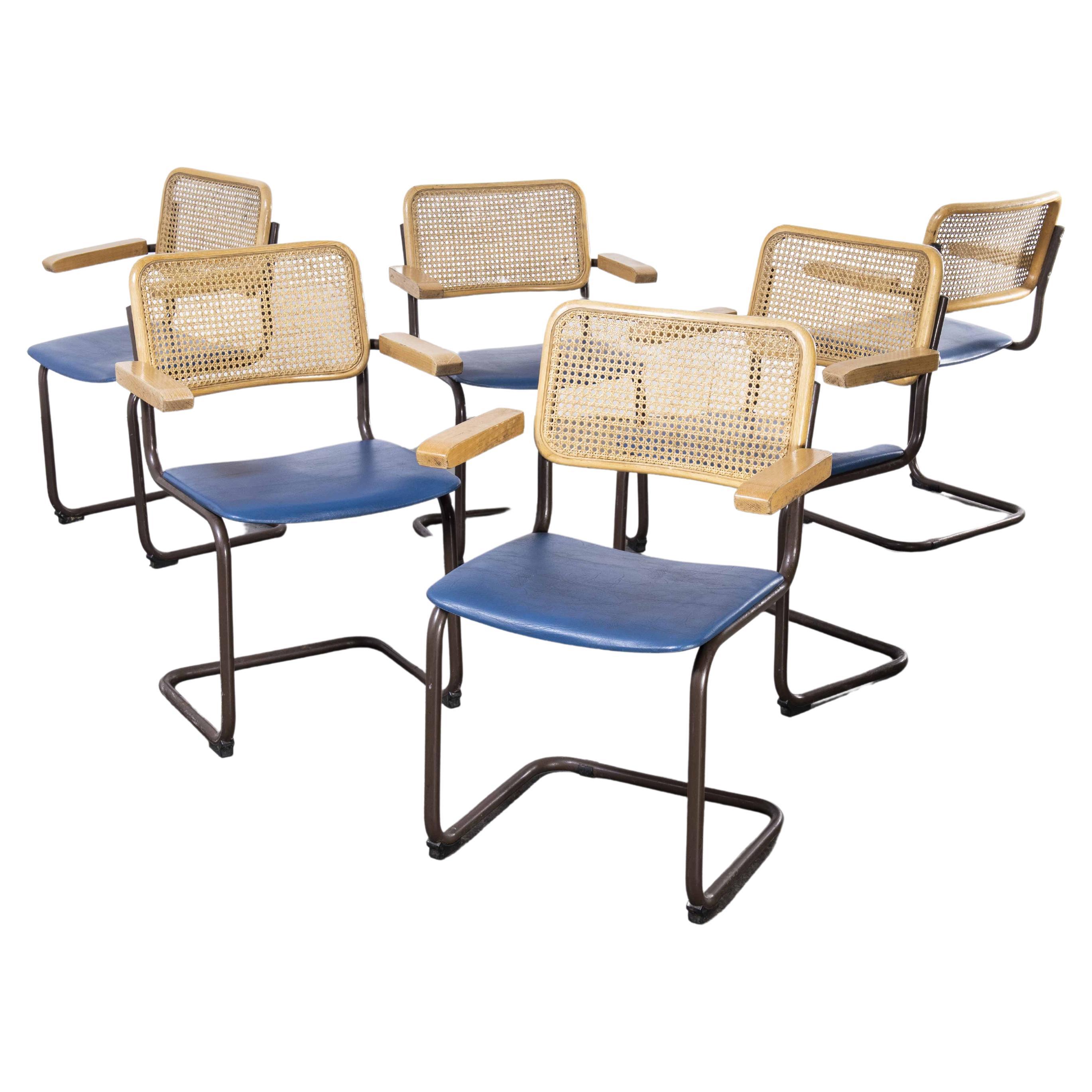 Set of Six Caned Back Dining Chairs by Habeo at 1stDibs