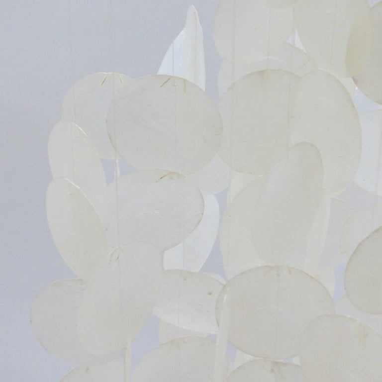 1970s Caprice Shell Mobile Wind Chime For Sale at 1stDibs