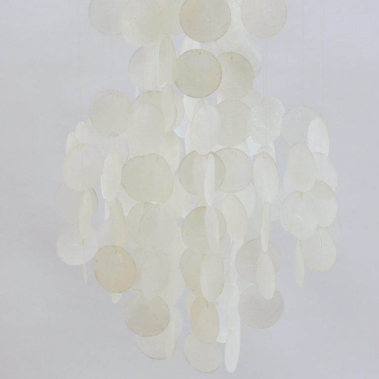 1970s Caprice Shell Mobile Wind Chime For Sale at 1stDibs