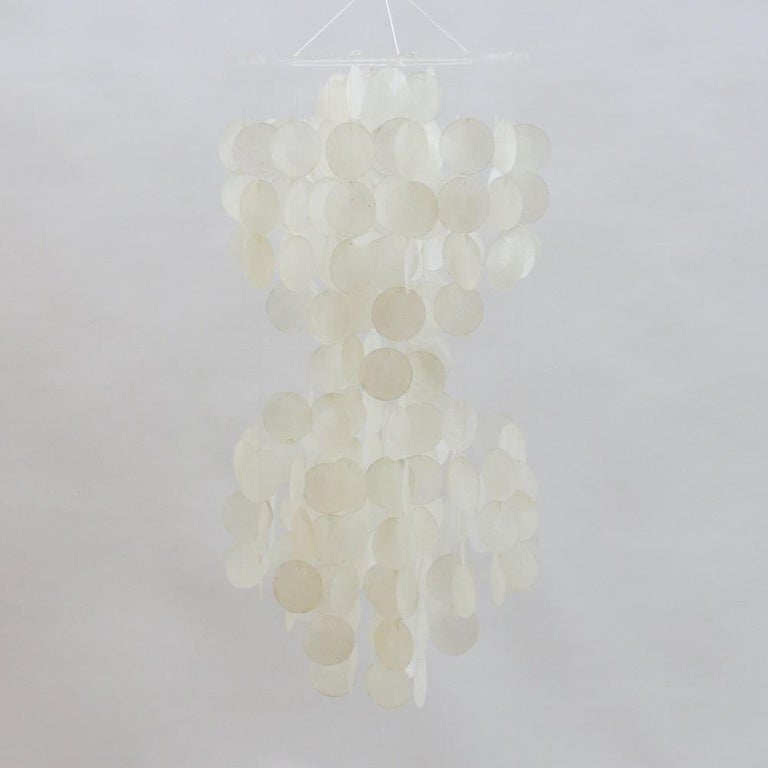 1970s Caprice Shell Mobile Wind Chime For Sale at 1stDibs