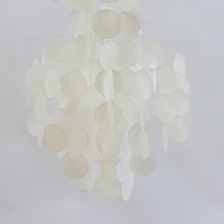 1970s Caprice Shell Mobile Wind Chime For Sale at 1stDibs