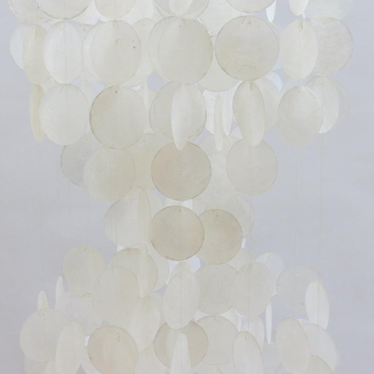 1970s Caprice Shell Mobile Wind Chime For Sale at 1stDibs