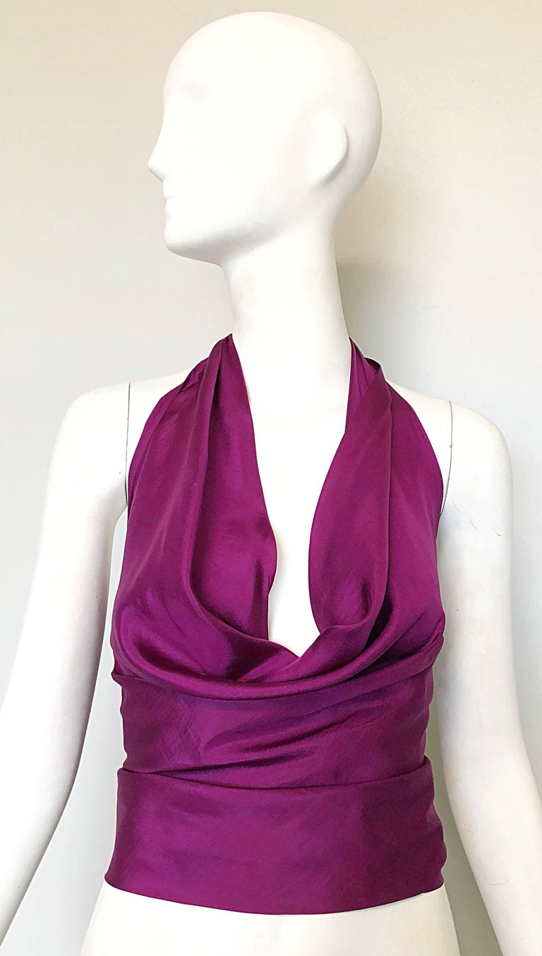 1970s Cardinali Original Sample Periwinkle Purple Vintage Silk 70s ...