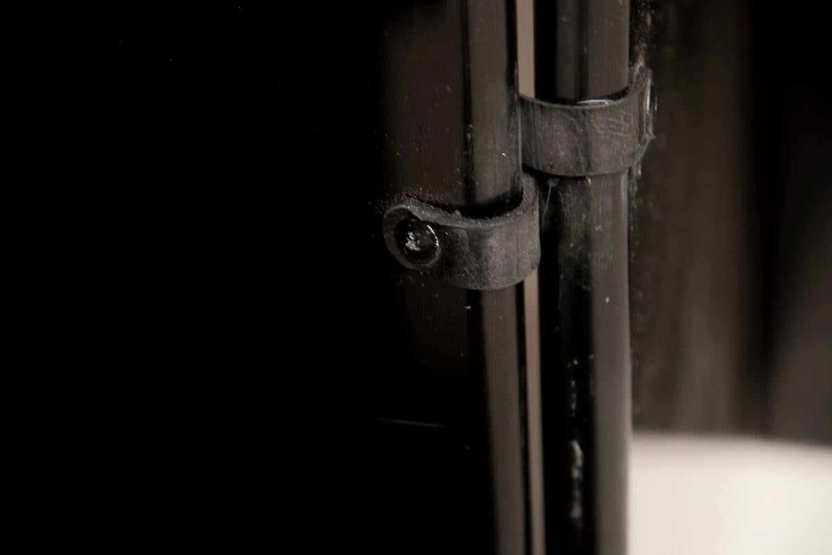 1970s Carlo Scarpa Black Lacquered Wood Screen For Sale at 1stDibs