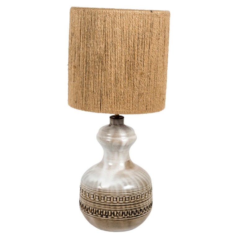 1970s Ceramic Lamp by Marius Bessone For Sale at 1stDibs