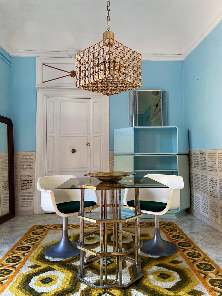 1970s Chandelier Designed by Gaetano Sciolari, Italy For Sale at 1stDibs