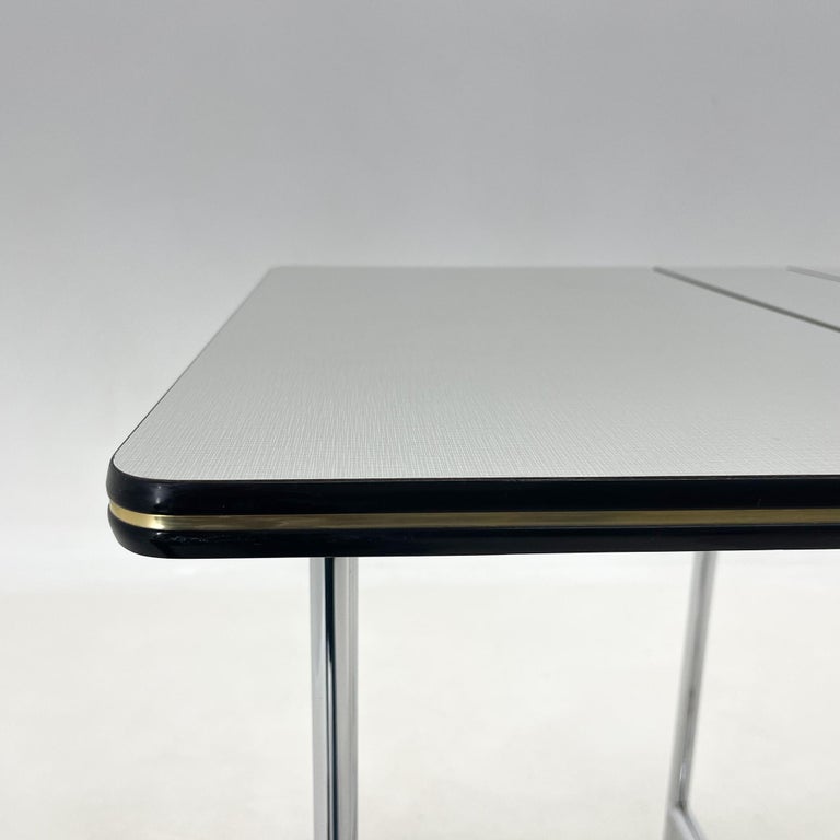 1970's Chrome and Formica Folding Table For Sale at 1stDibs