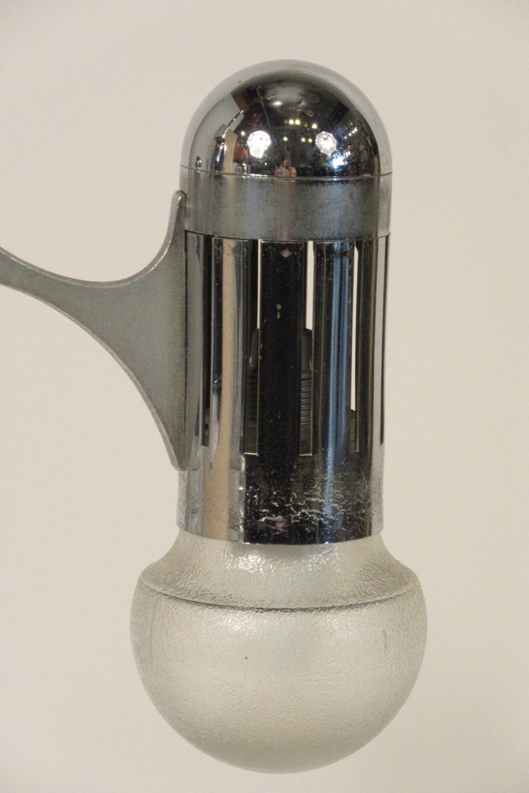 1970s Chrome Machine Age Style Fixture For Sale at 1stDibs