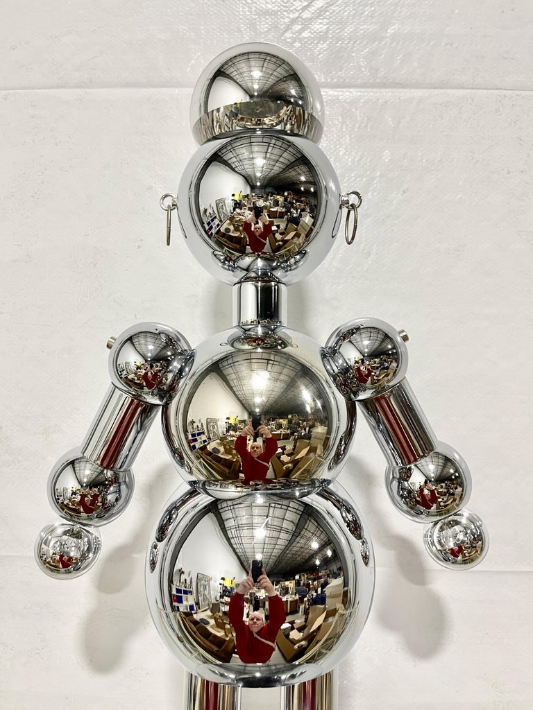 1970's Chrome Robot Lamp by Torino Lamps For Sale at 1stDibs