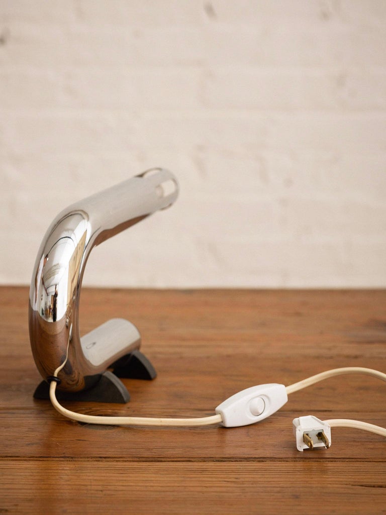 1970s Chrome Table Lamp by Luci Illuminazione DI Interni, Italy For ...