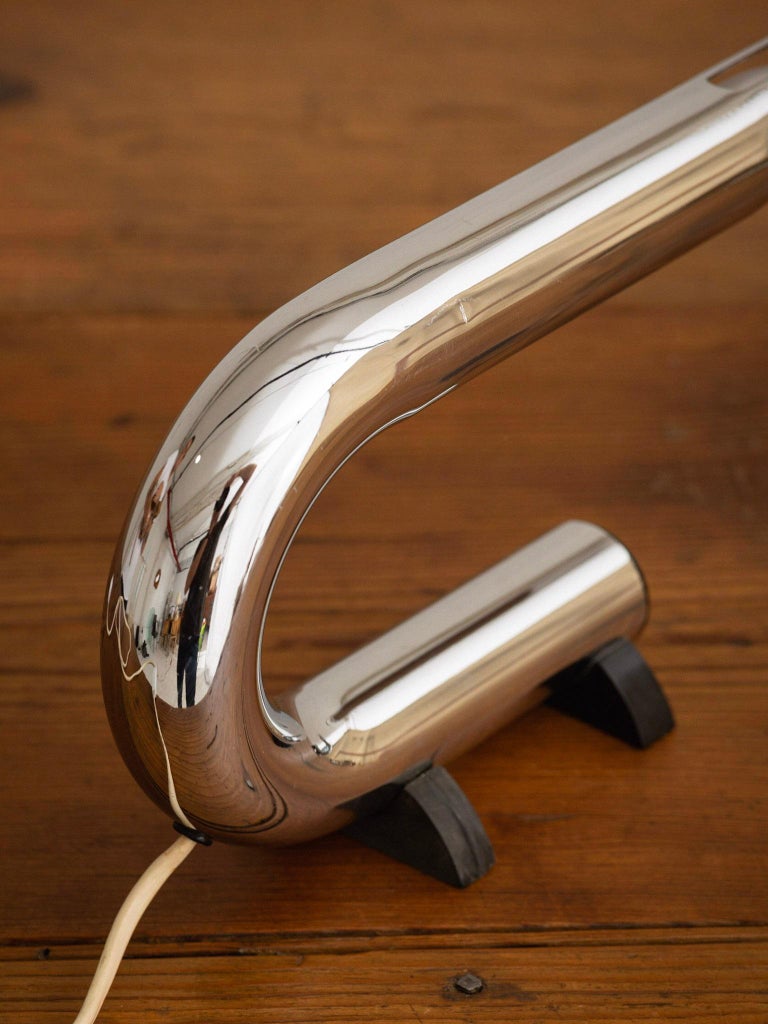 1970s Chrome Table Lamp by Luci Illuminazione DI Interni, Italy For ...
