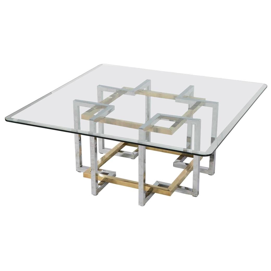 Signed Willy Rizzo Coffee Table at 1stDibs