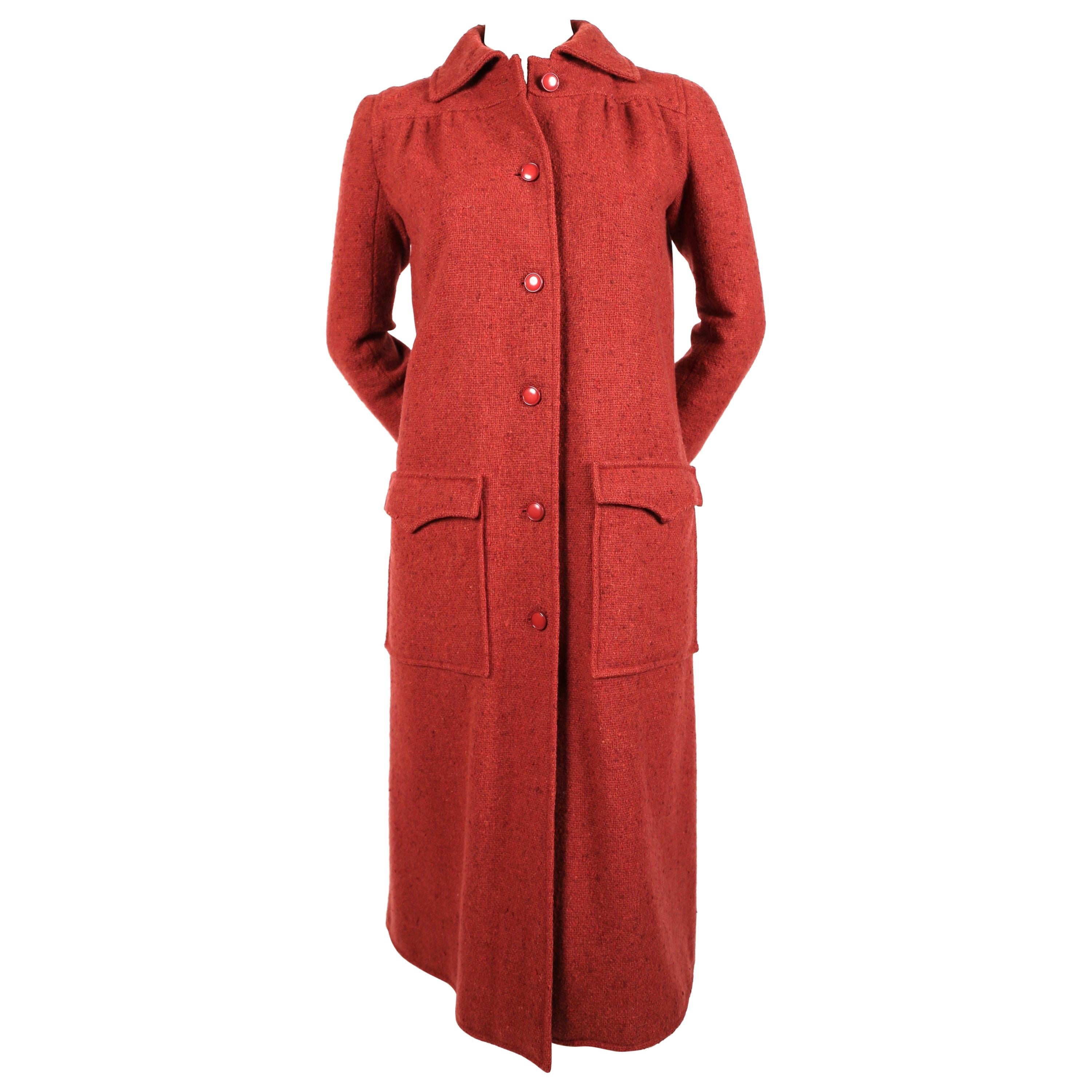 1960's COURREGES haute couture navy blue vinyl jacket at 1stDibs