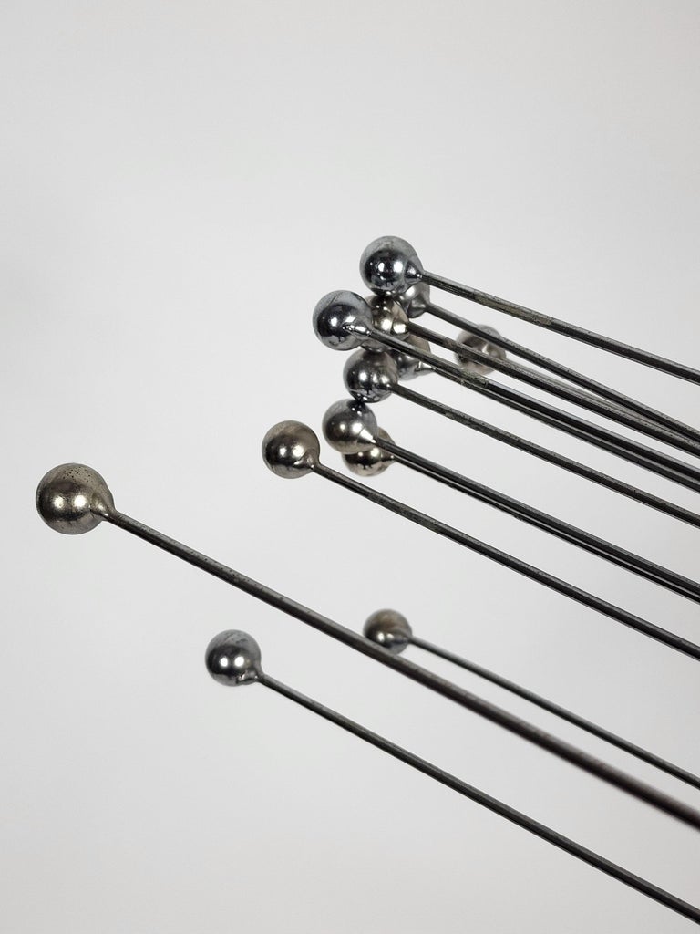 1970s Curtis Jere ' Shooting Star ' Brass and Chrome Large Sculpture ...