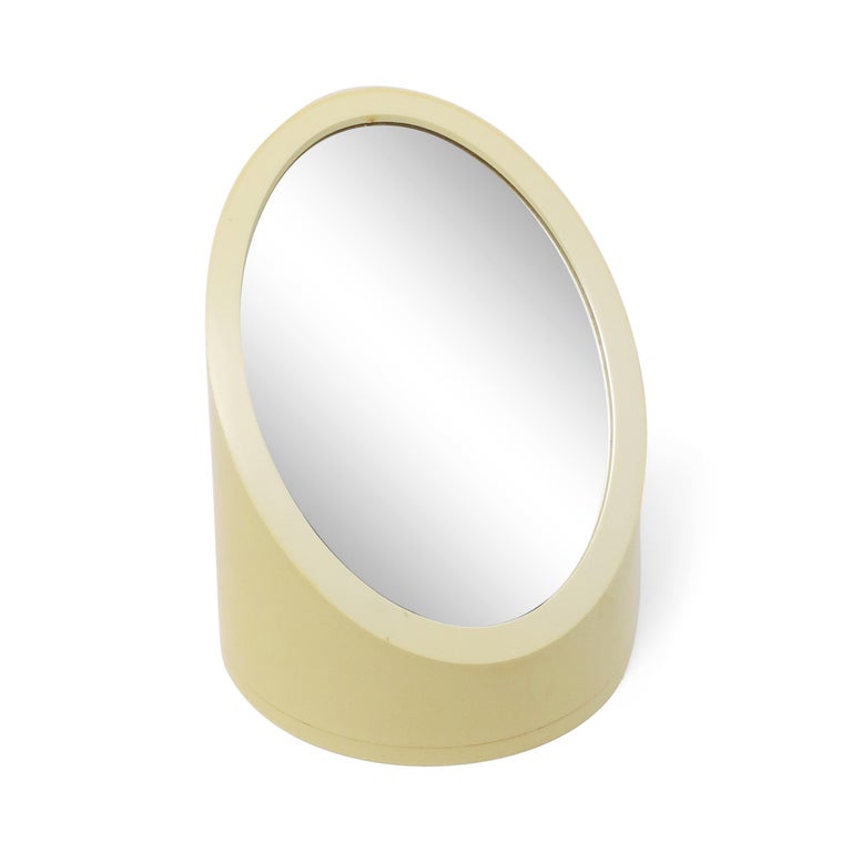 1970s Danish Lipstick Table Mirror at 1stDibs
