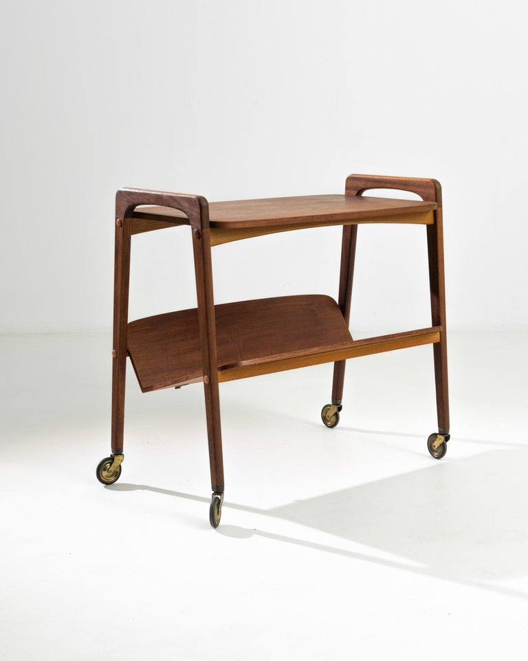 1970s, Danish Modern Teak Cart For Sale at 1stDibs