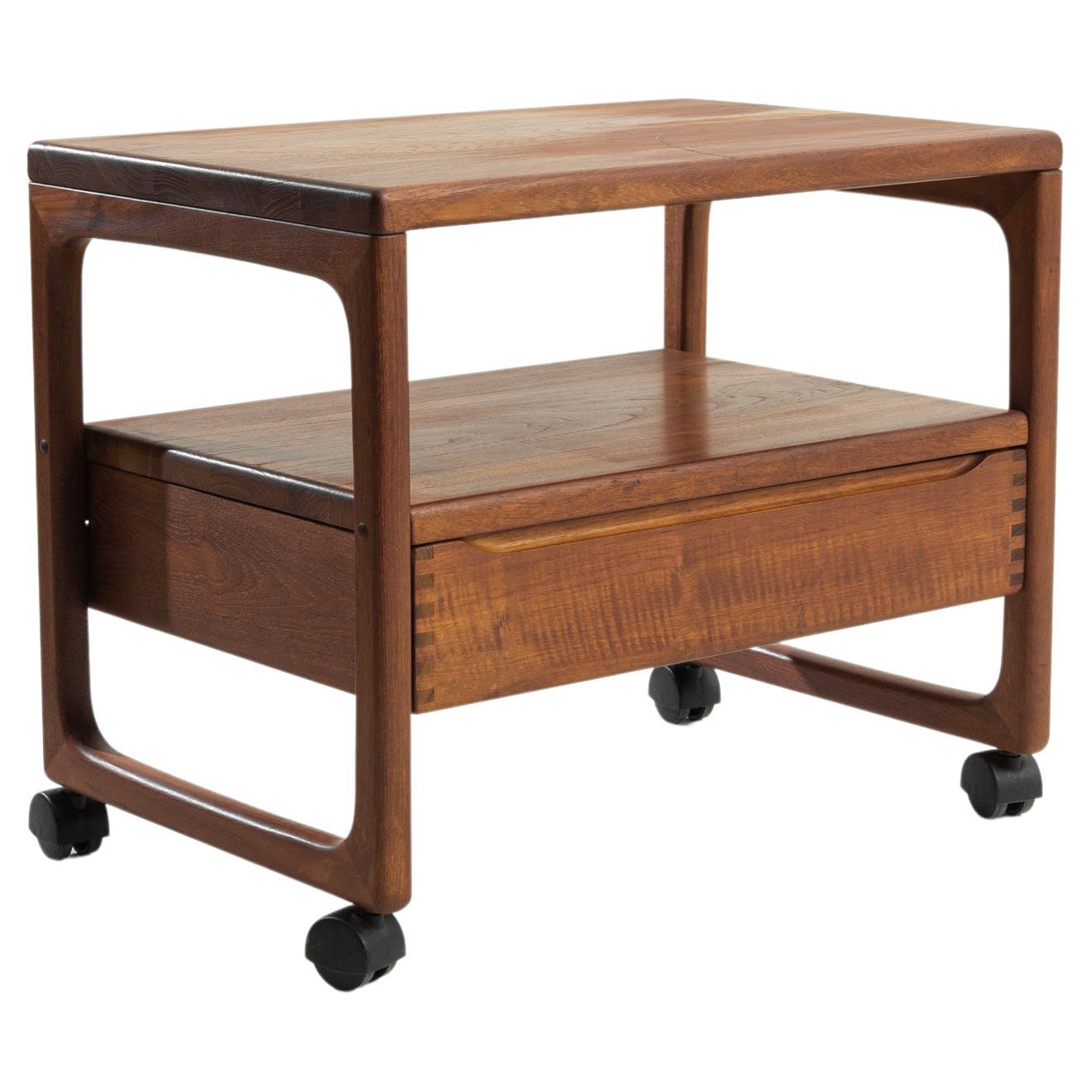 Danish Modern Teak Bar/Tea Cart at 1stDibs