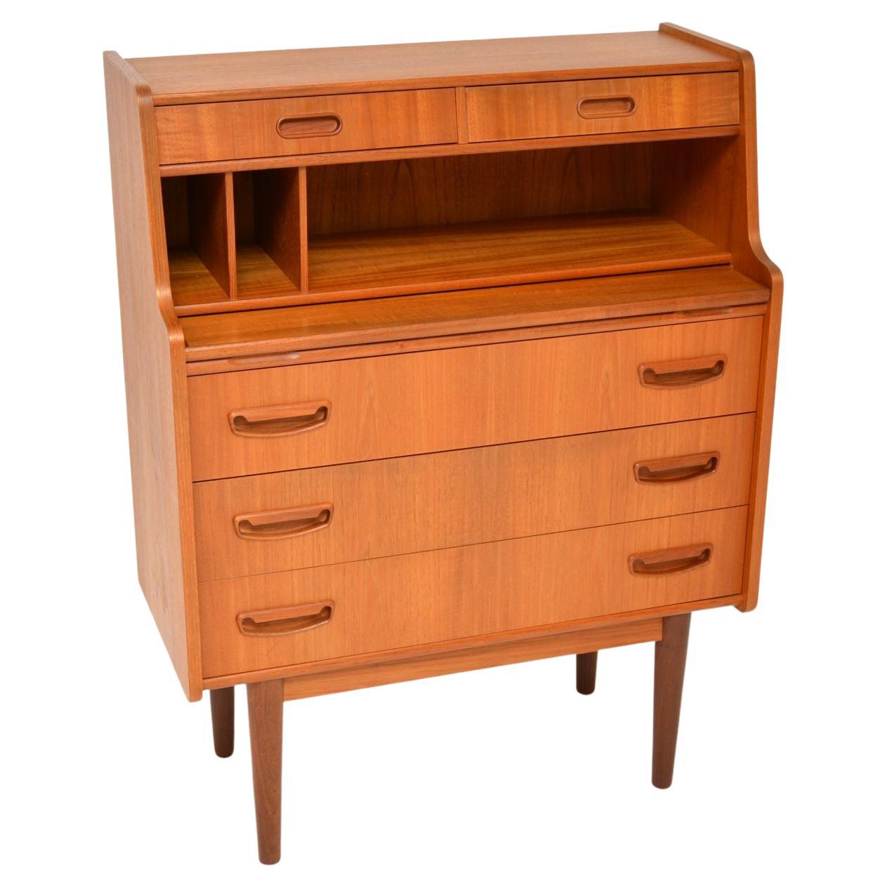 Antique Burr Walnut Writing Bureau at 1stDibs