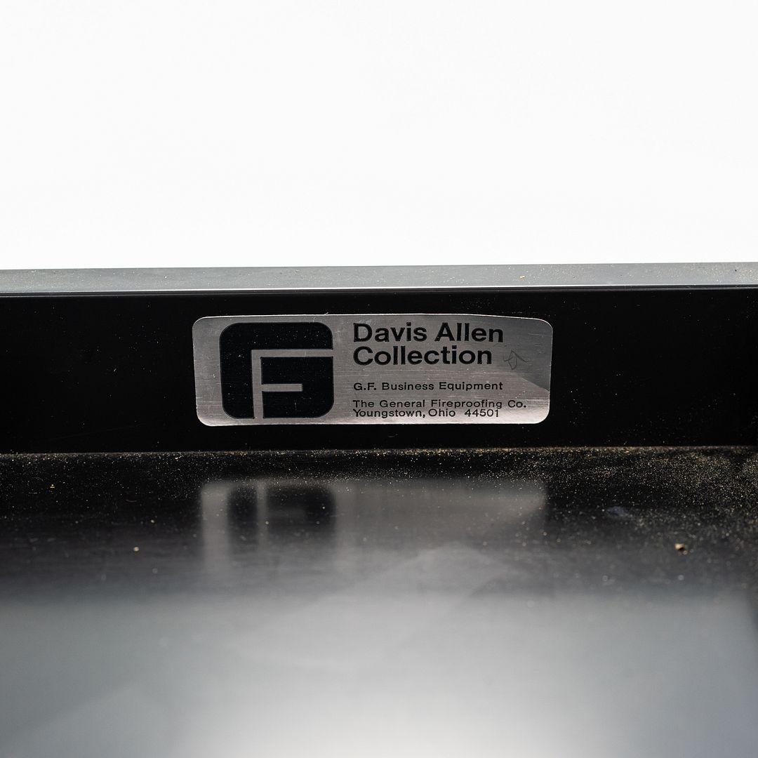 1970s Davis Allen of SOM Oak and Chrome Cabinet for General ...