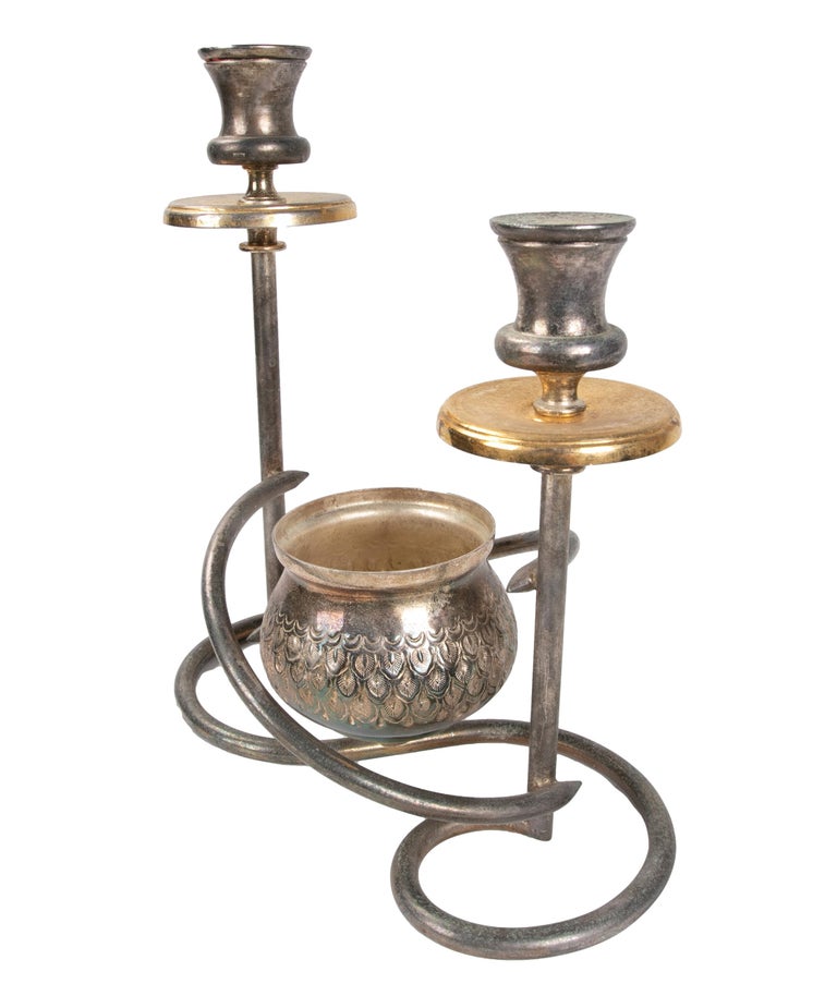 1970s Different Models of Metal Candlesticks For Sale at 1stDibs