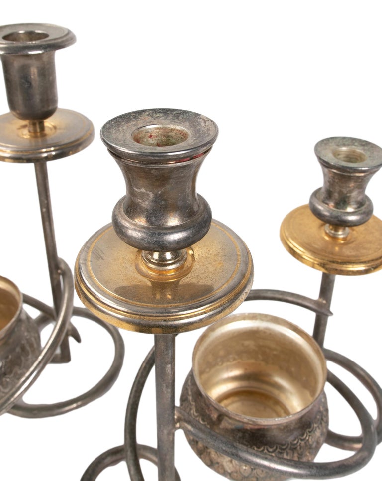 1970s Different Models of Metal Candlesticks For Sale at 1stDibs
