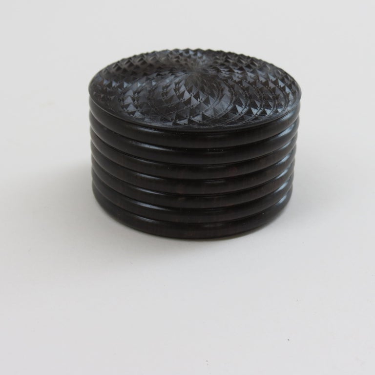 1970s Ebony Box Hand Produced in the Style of David Pye For Sale at 1stDibs