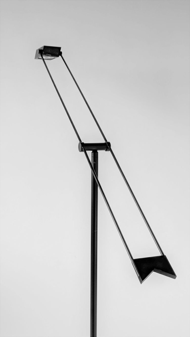 1970s Elegant Halogen Reading Floor Lamp, Italy at 1stDibs | halogen ...