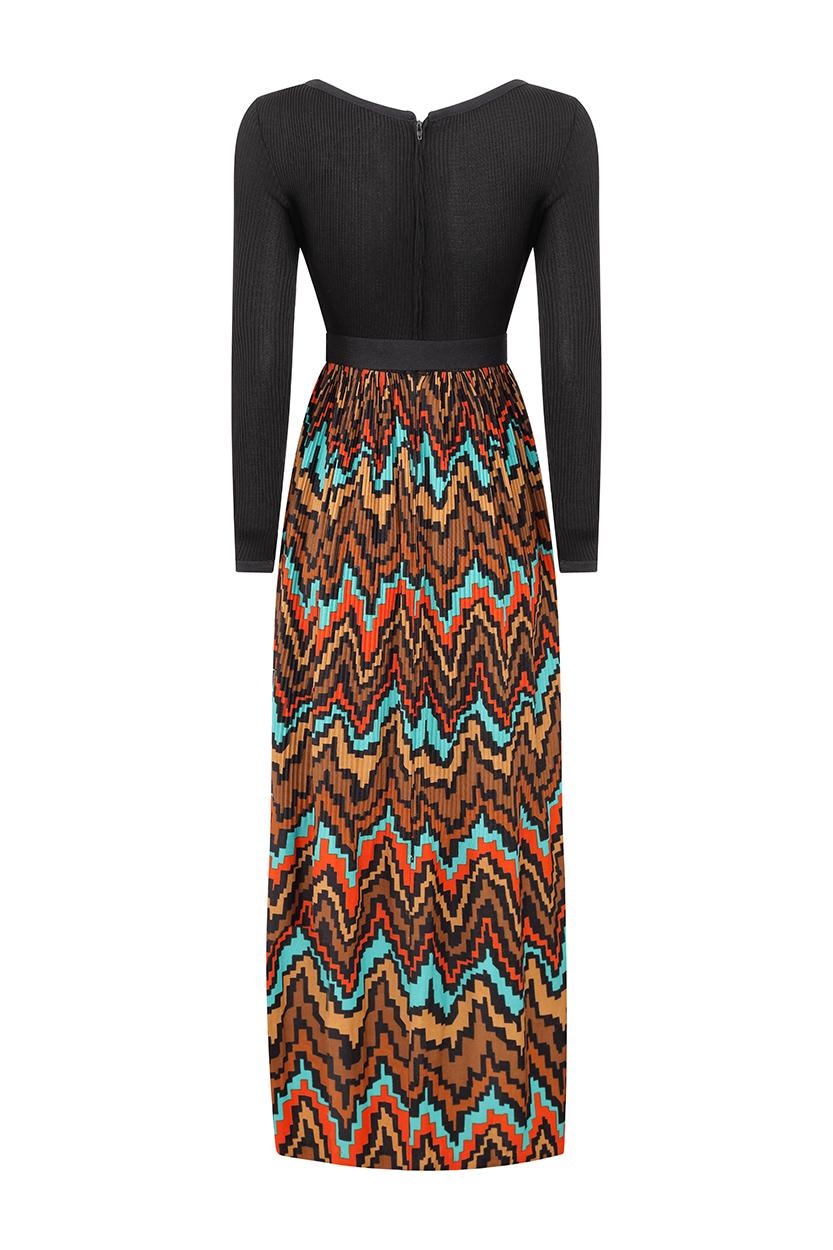 1970s Frank Usher Ribbed Jersey Maxi Dress For Sale at 1stDibs | frank ...