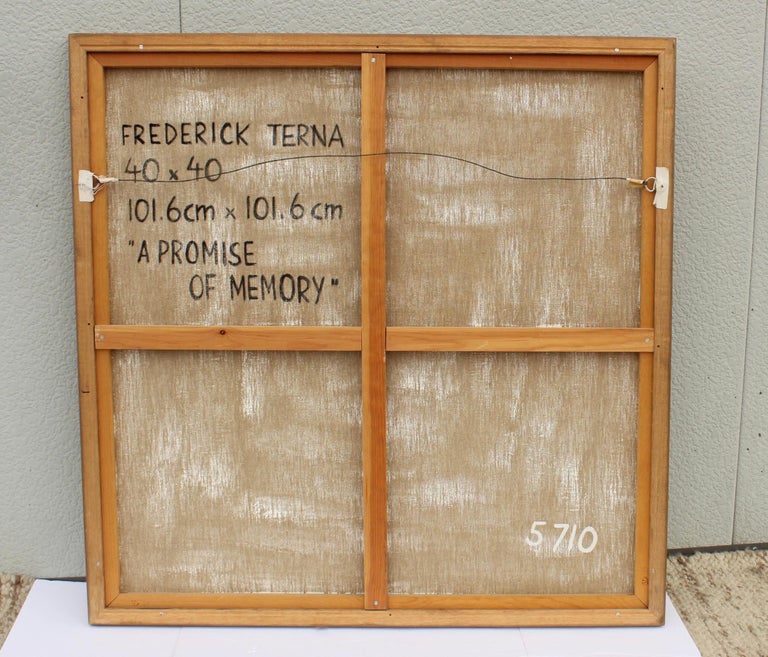 1970's Fred Terna Modern Abstract Artwork For Sale at 1stDibs